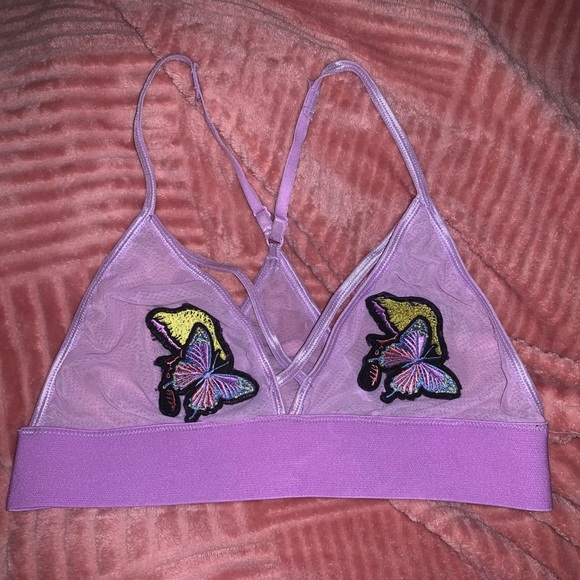 iHeartRaves | Tops | Body Rage Trippy Mesh Mushroom Butterfly Rave Top ...